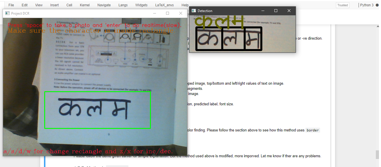 Ocr For Devanagari Handwritten Character Segmentation Localization Using Numpy Quassarian Viper